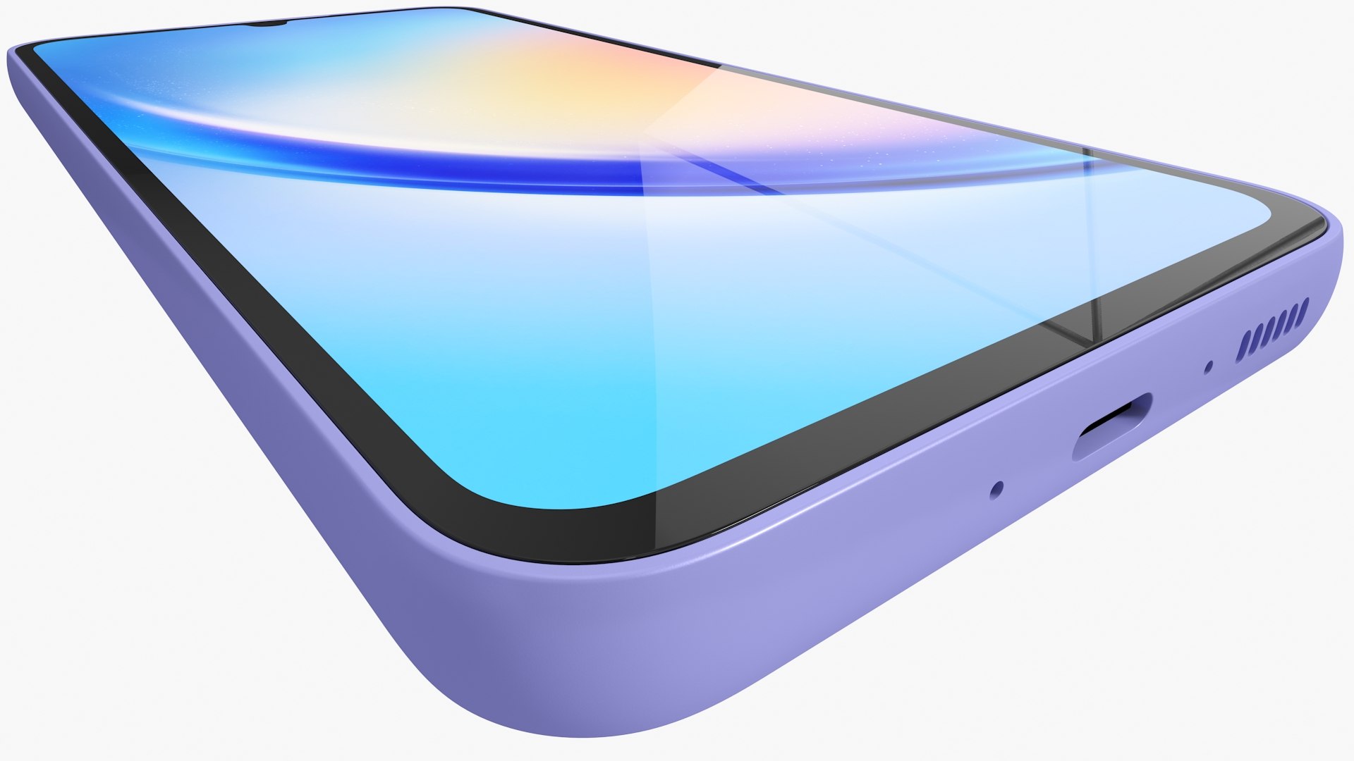 Samsung Galaxy A34 5G Violet 3D model - TurboSquid 2041468