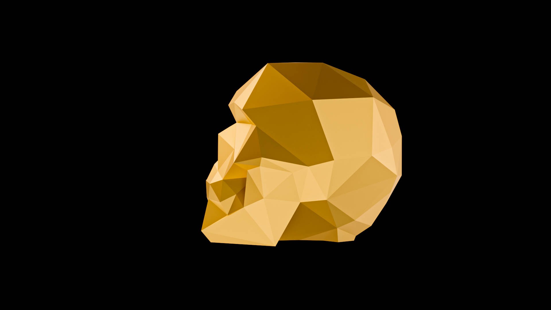 3D Skull Low Poly Stylisation model - TurboSquid 1963481