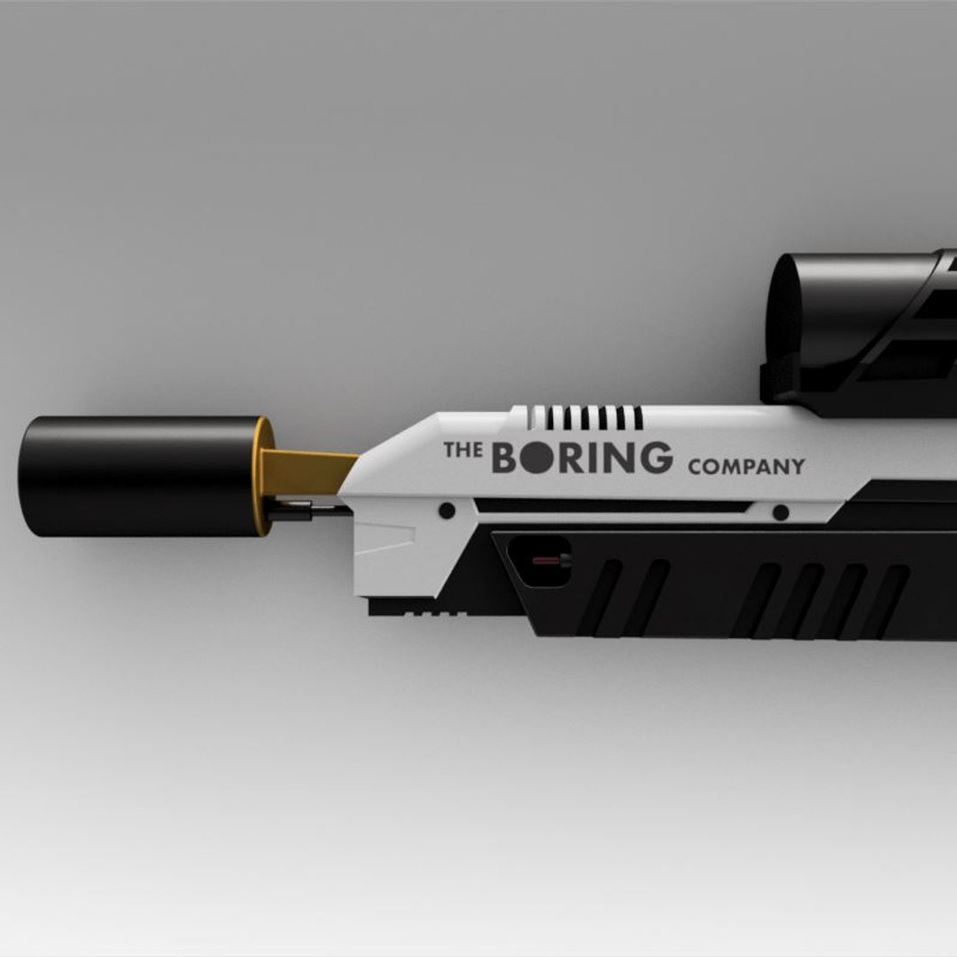 3D Boring Company Flamethrower - TurboSquid 1257436