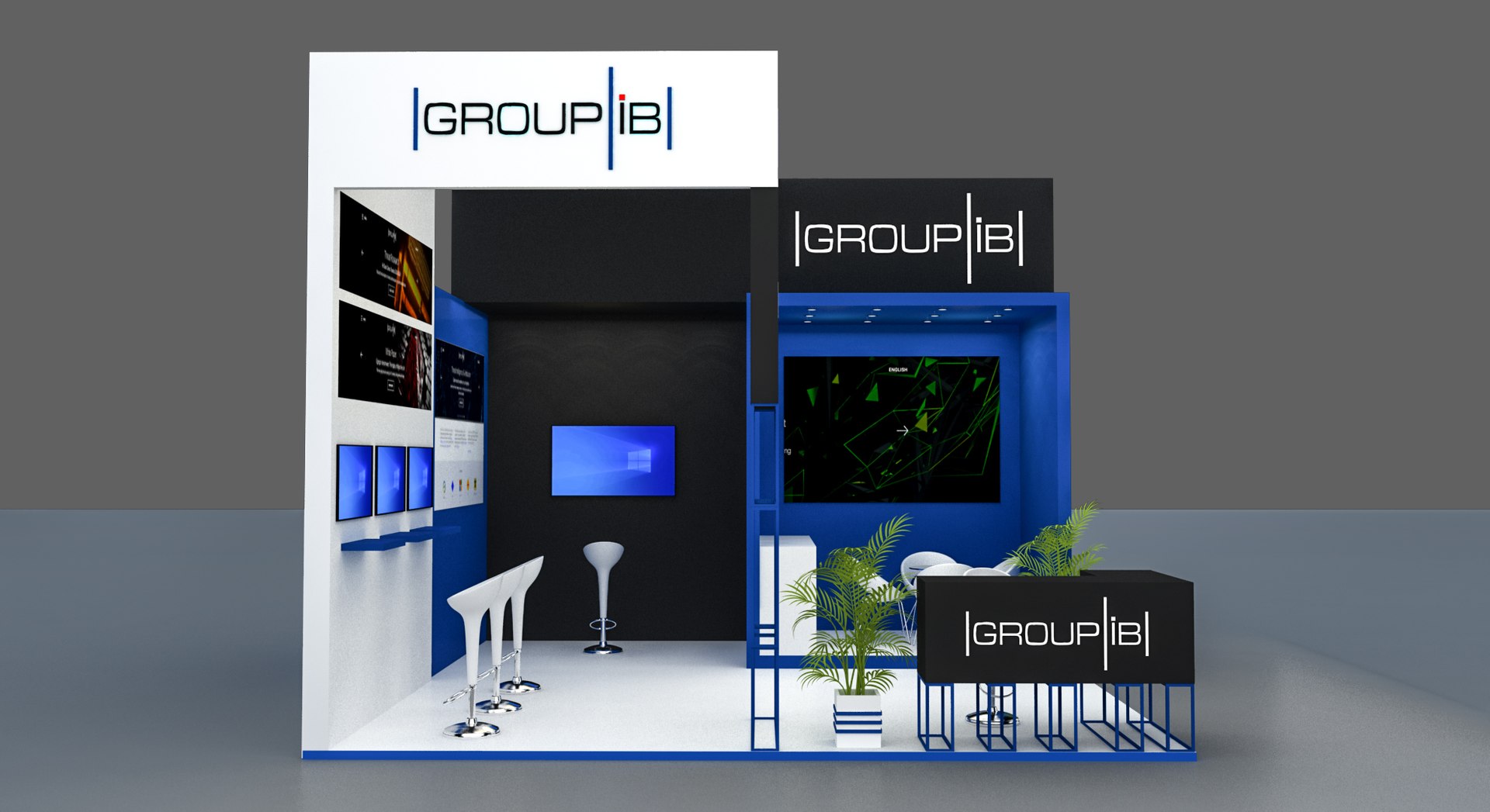 5X5 STAND DESIGN 3D Model - TurboSquid 1780674