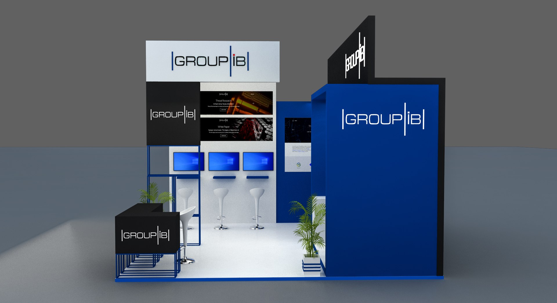 5X5 STAND DESIGN 3D Model - TurboSquid 1780674