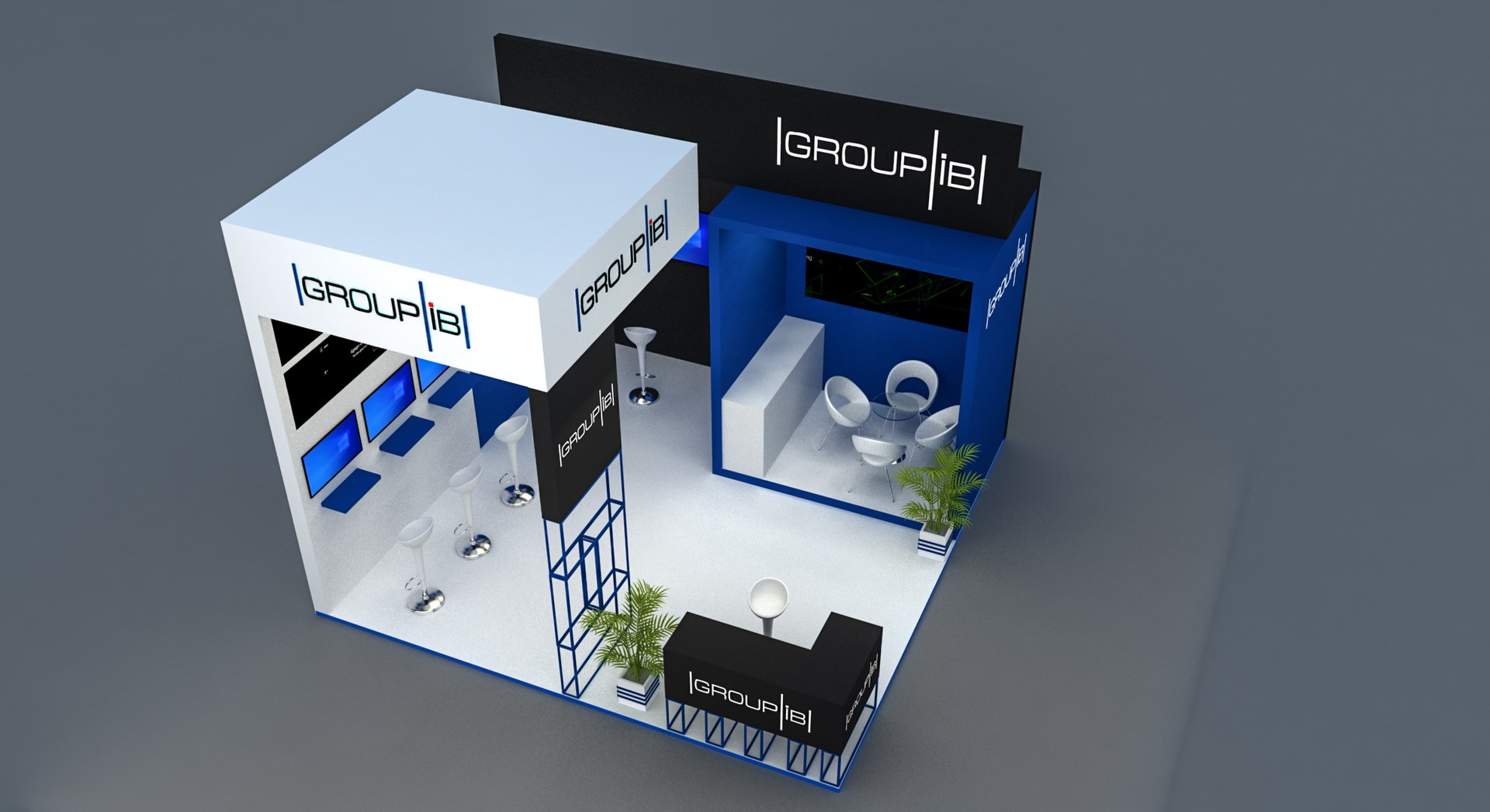 5X5 STAND DESIGN 3D Model - TurboSquid 1780674