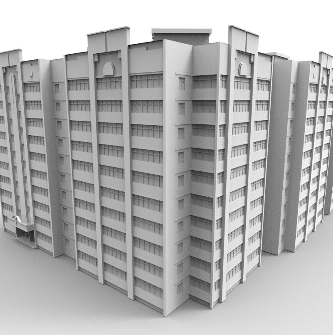 3d Model Apartment Complex