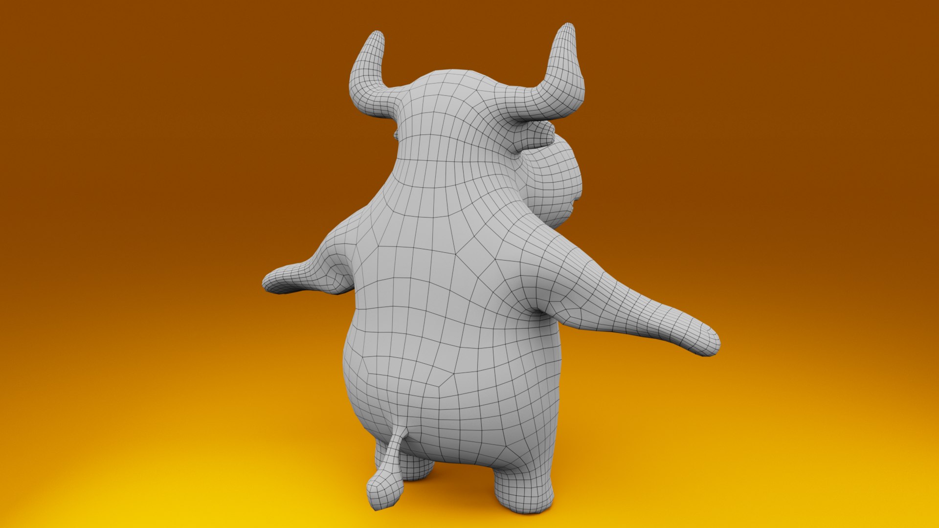 3D Stylized Cartoon Anthropomorphic Bull 3D Model - TurboSquid 2204496