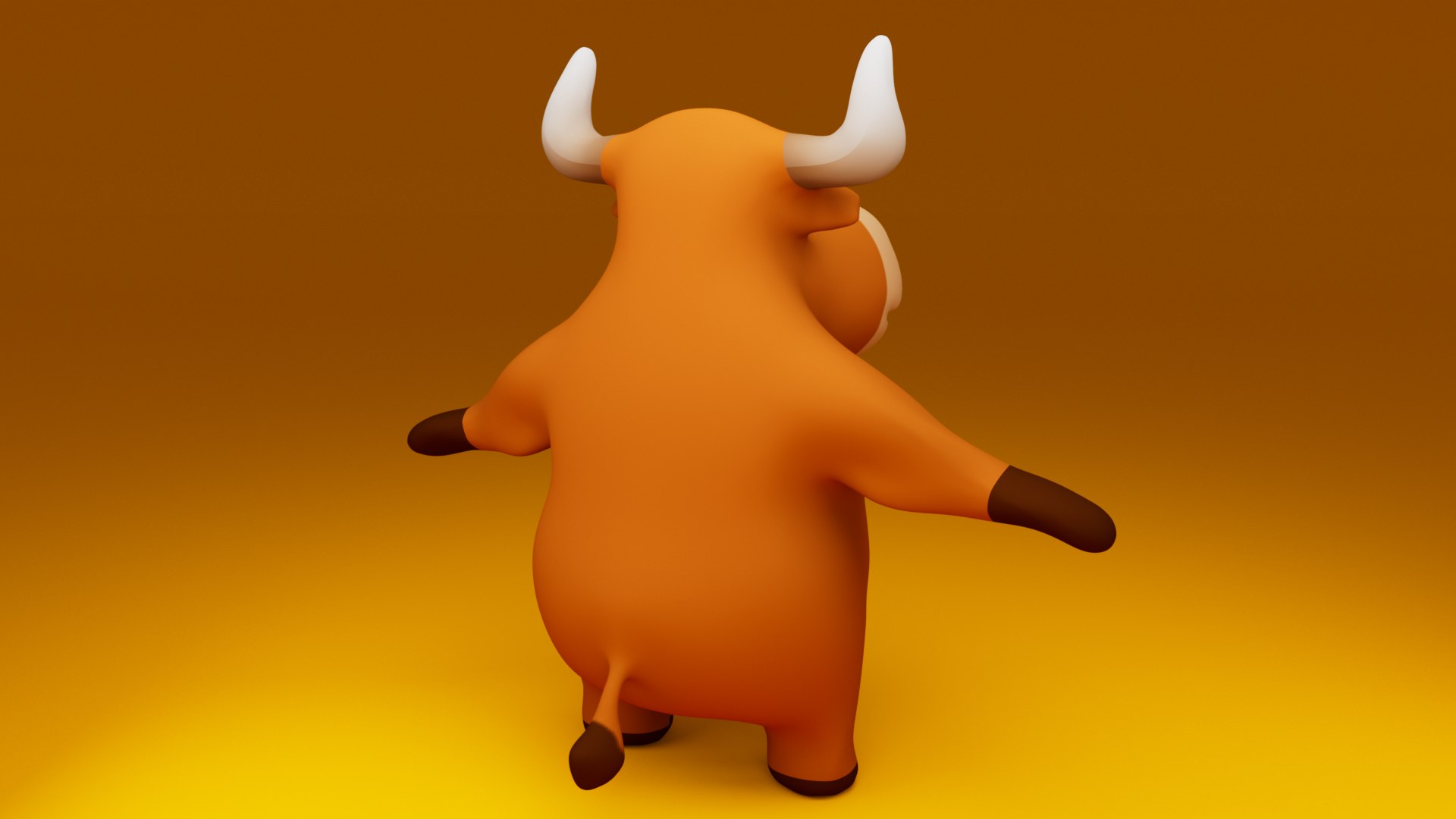 3D Stylized Cartoon Anthropomorphic Bull 3D Model - TurboSquid 2204496