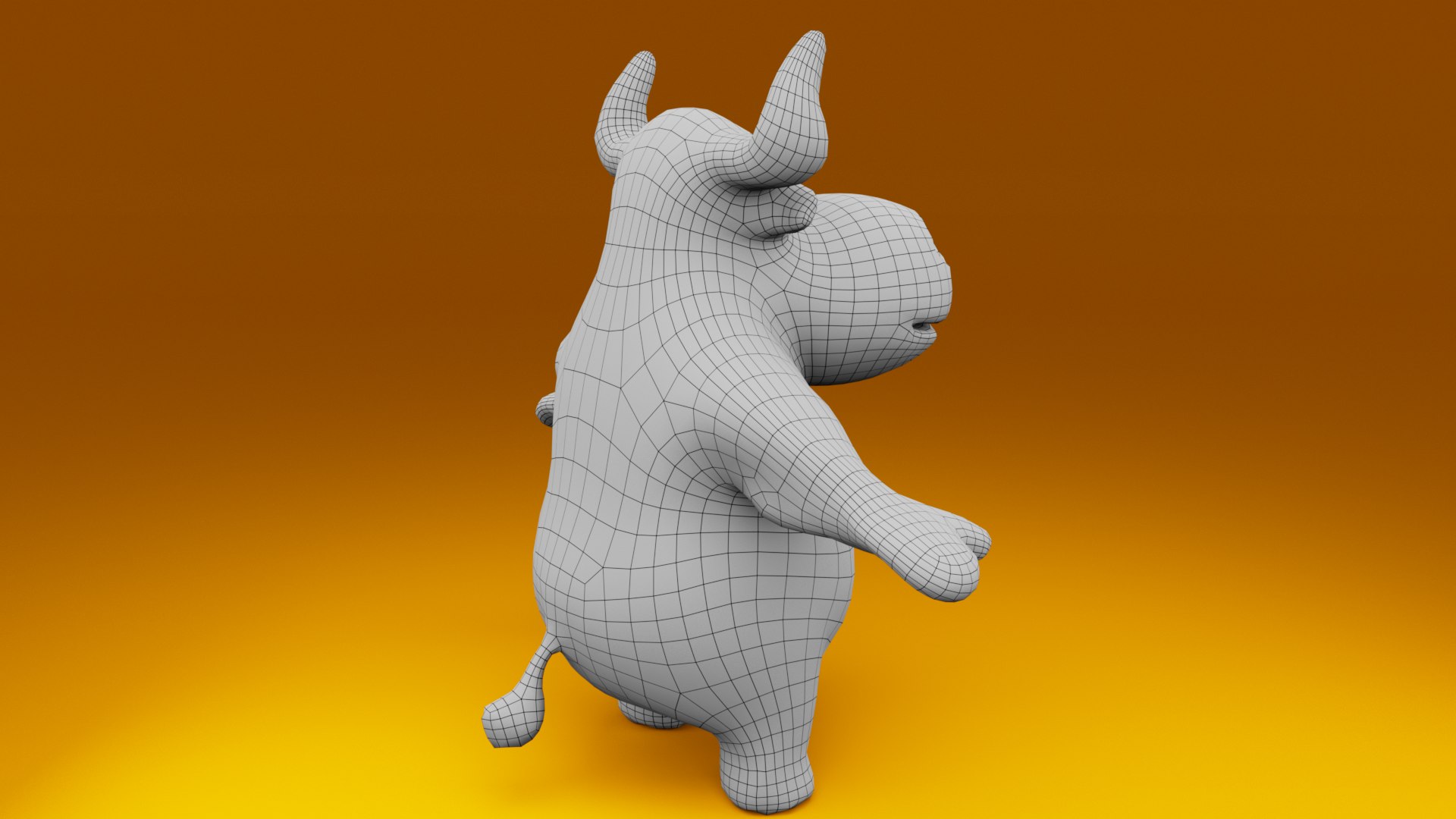 3D Stylized Cartoon Anthropomorphic Bull 3D Model - TurboSquid 2204496
