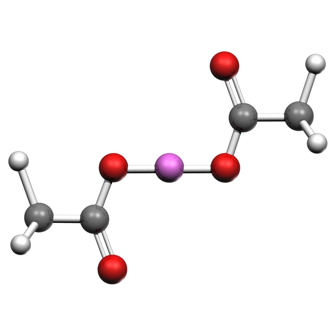 Mercuric Acetate 3d Model