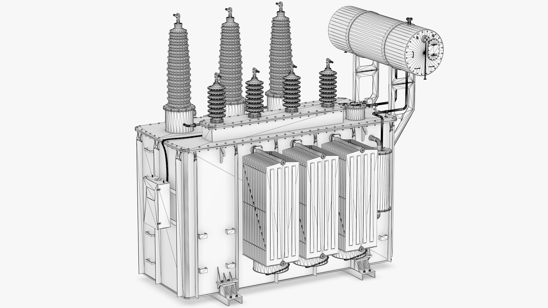 3D Model Electrical Transformer - TurboSquid 1999621