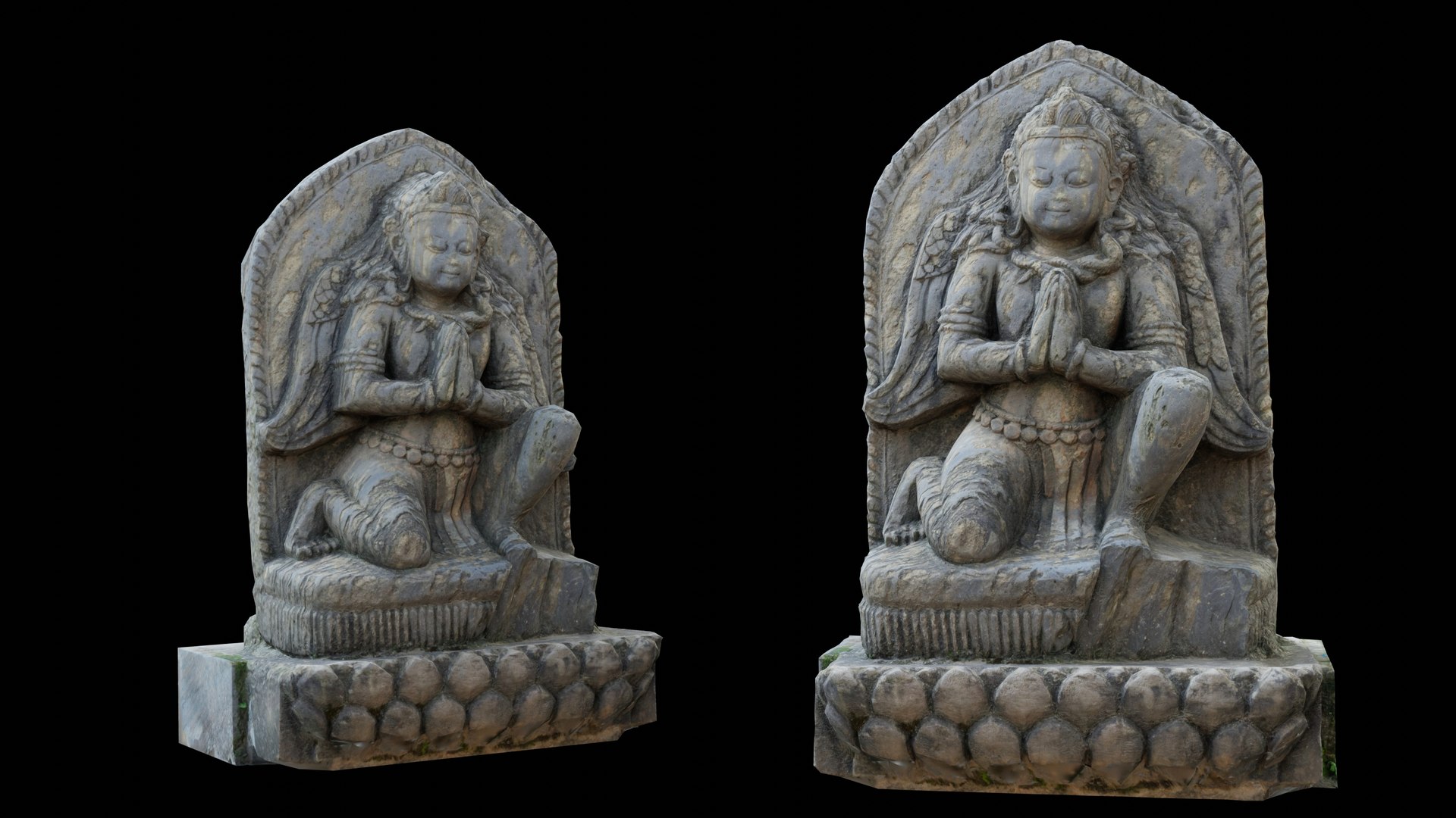 3D Model Garuda With 3 LOD - Nepal Heritage - TurboSquid 1781726
