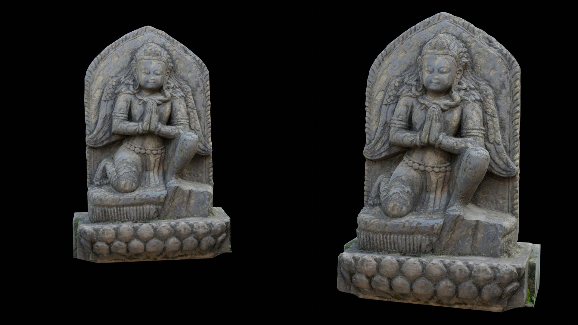 3D Model Garuda With 3 LOD - Nepal Heritage - TurboSquid 1781726