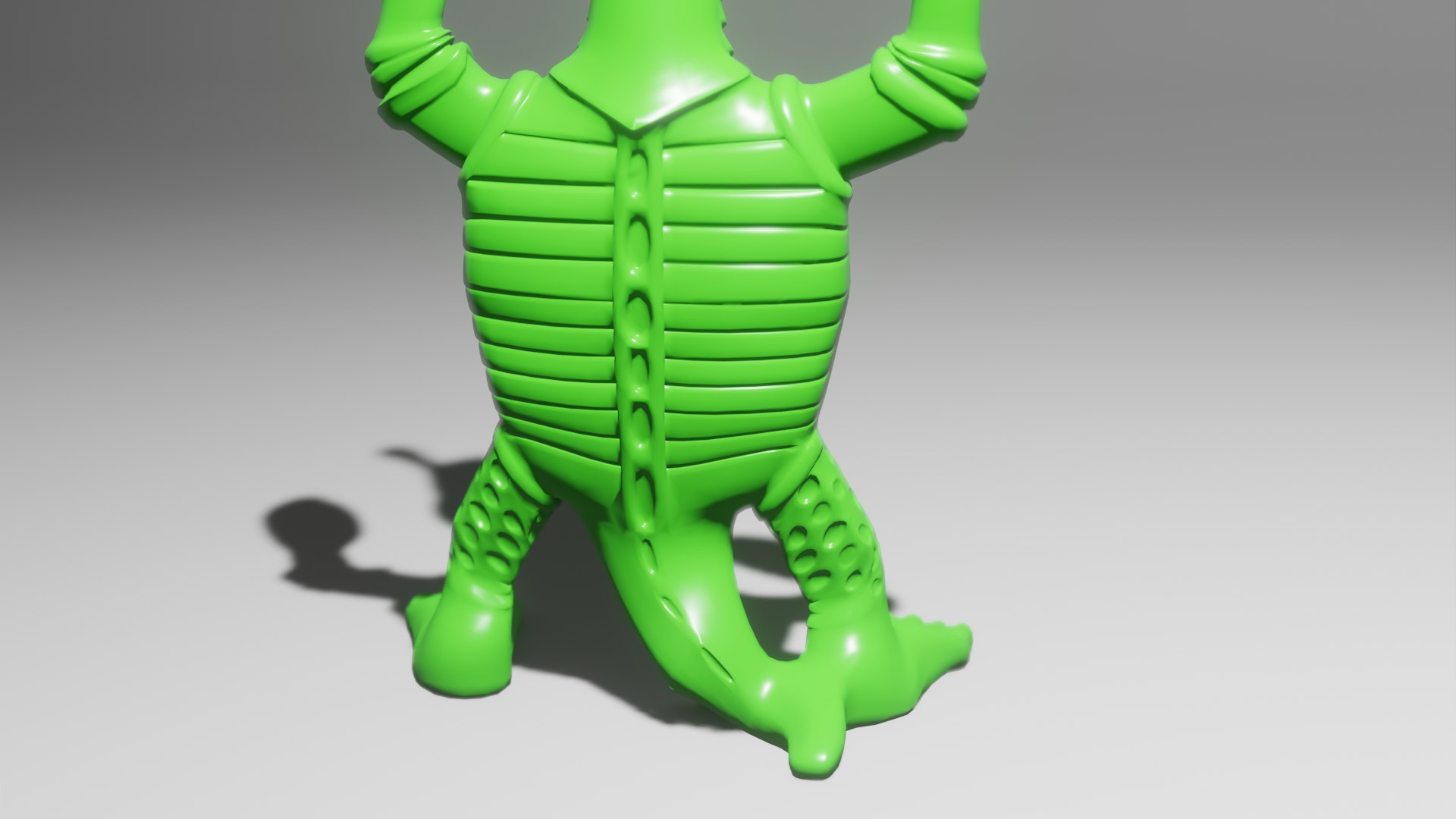 Retro Plastic Alien Figure 01 3D model - TurboSquid 1890805