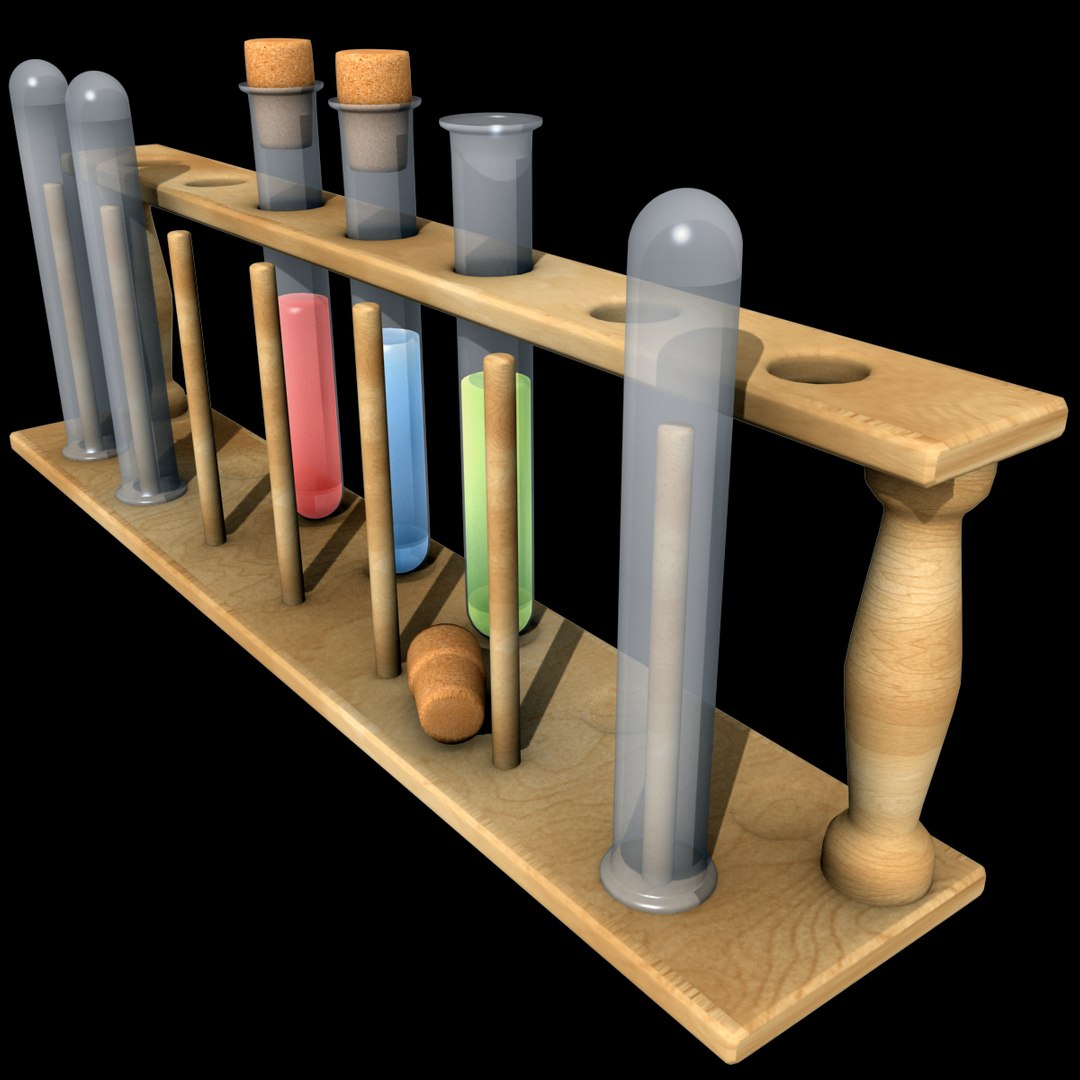 3ds Max Lab Test Tubes
