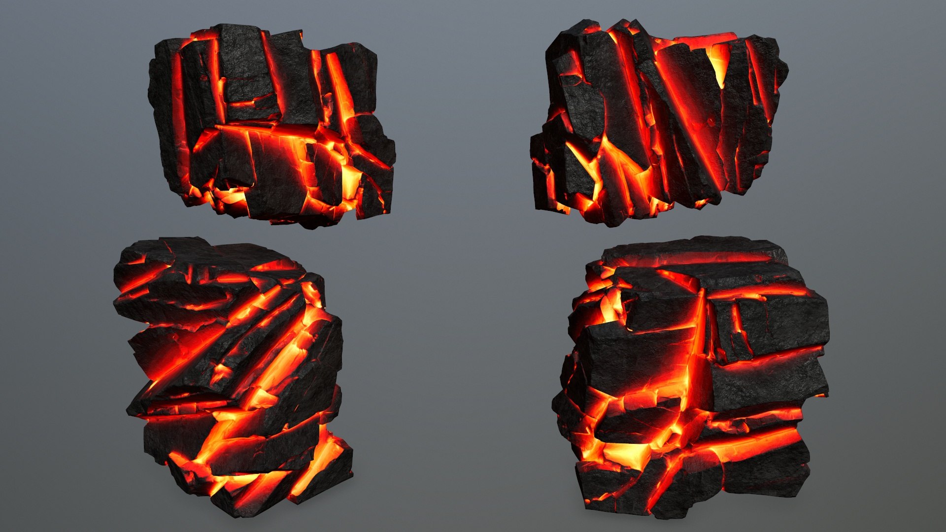 Lava Rocks Model - TurboSquid 2106072