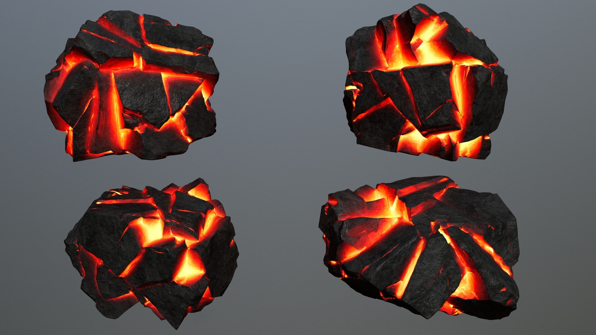 Lava Rocks Model - TurboSquid 2106072