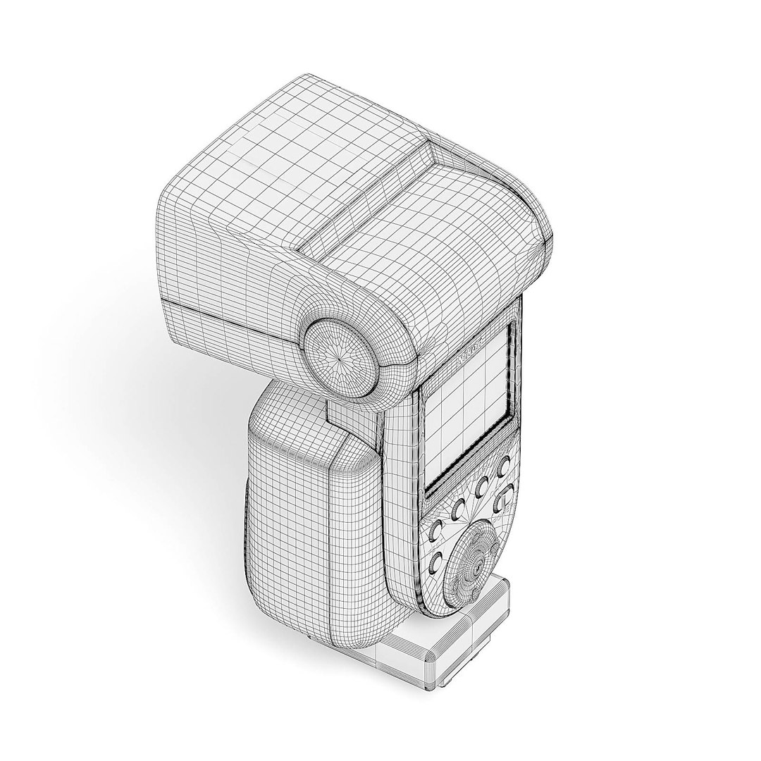 Camera Flash Lamp 3D Model - TurboSquid 1438438