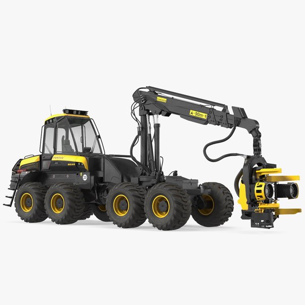 Forestry Harvester PONSSE Bear 8W New Rigged 3D model - TurboSquid 1900322