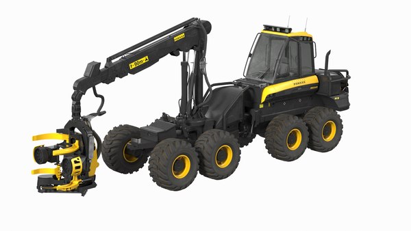 Forestry Harvester PONSSE Bear 8W New Rigged 3D model - TurboSquid 1900322