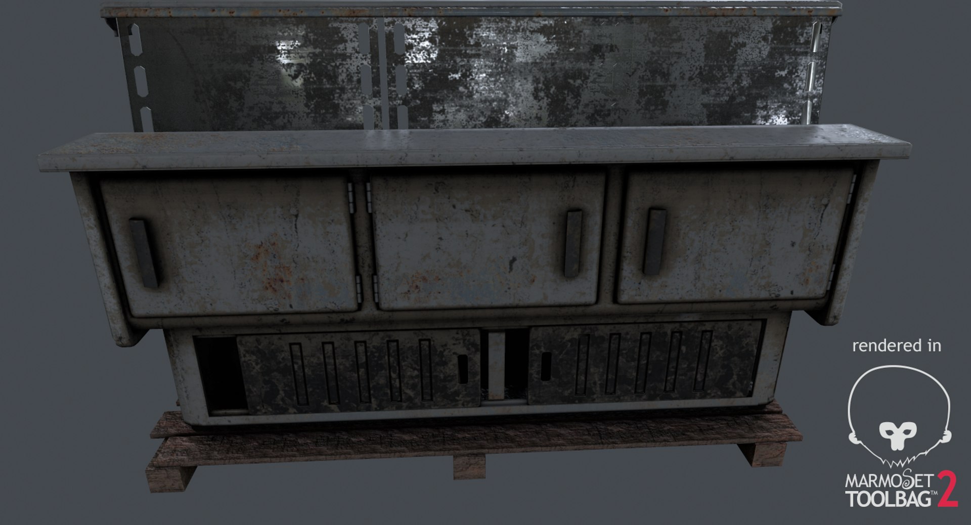3D refrigeration showcase model - TurboSquid 1295806