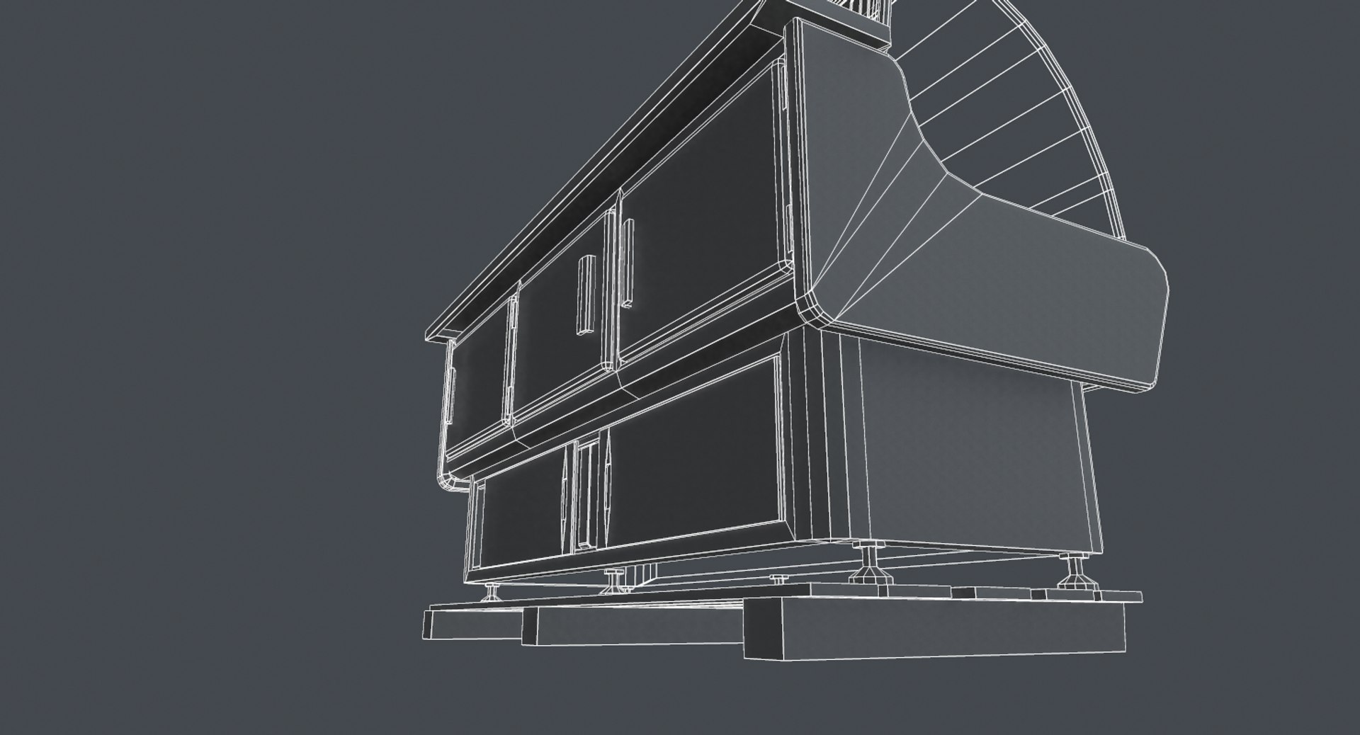 3D refrigeration showcase model - TurboSquid 1295806