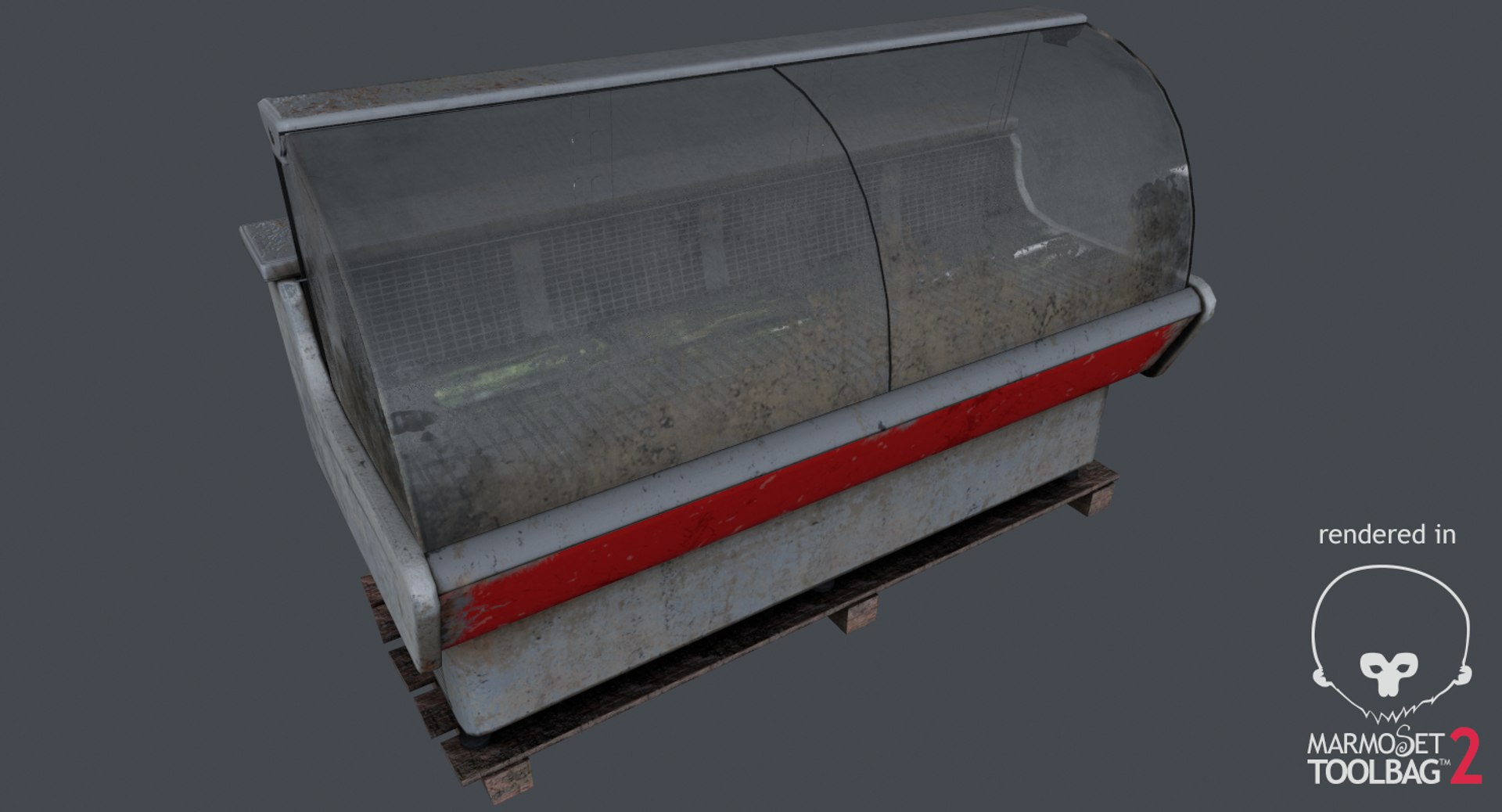 3D refrigeration showcase model - TurboSquid 1295806