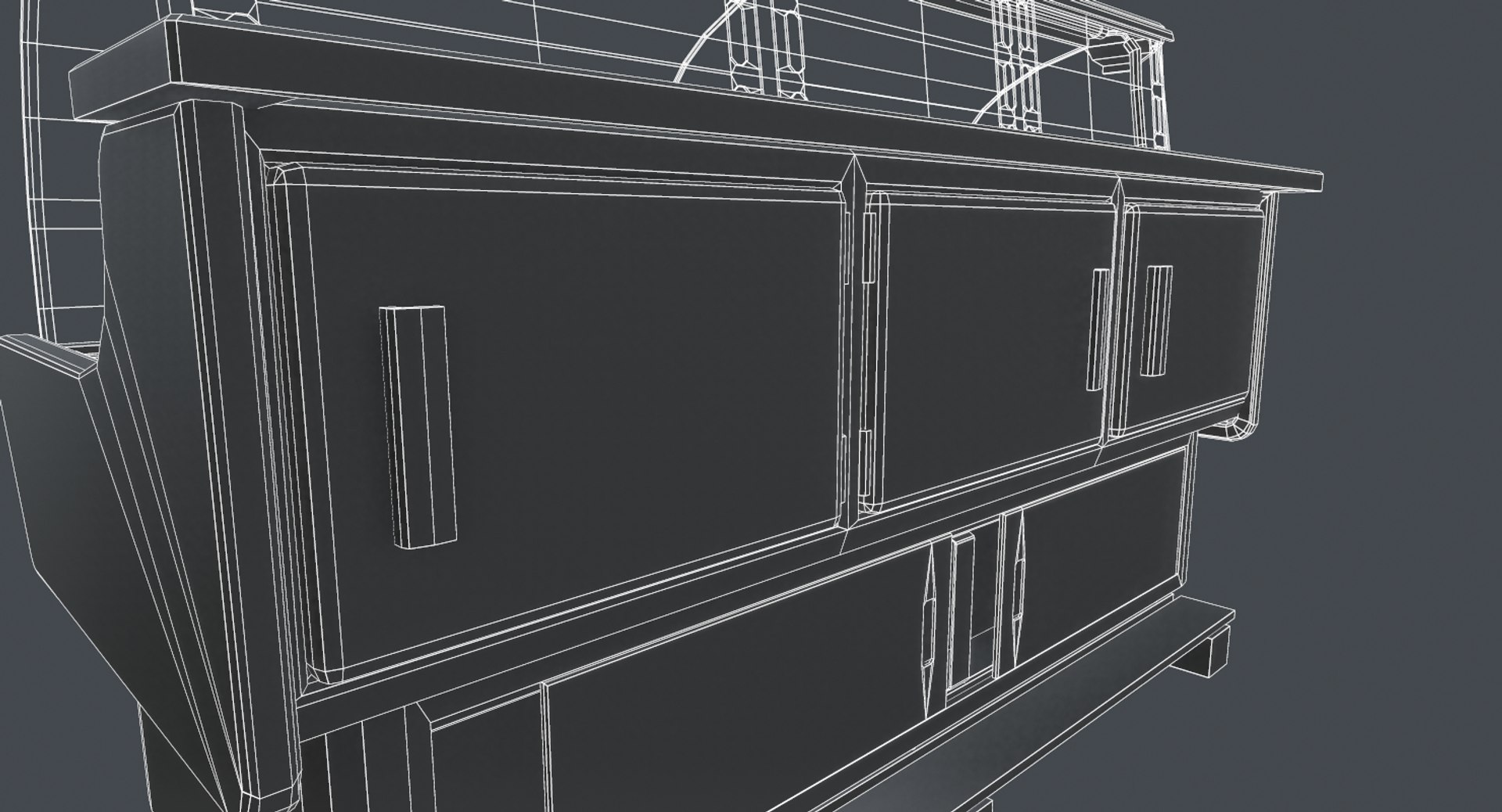 3D refrigeration showcase model - TurboSquid 1295806