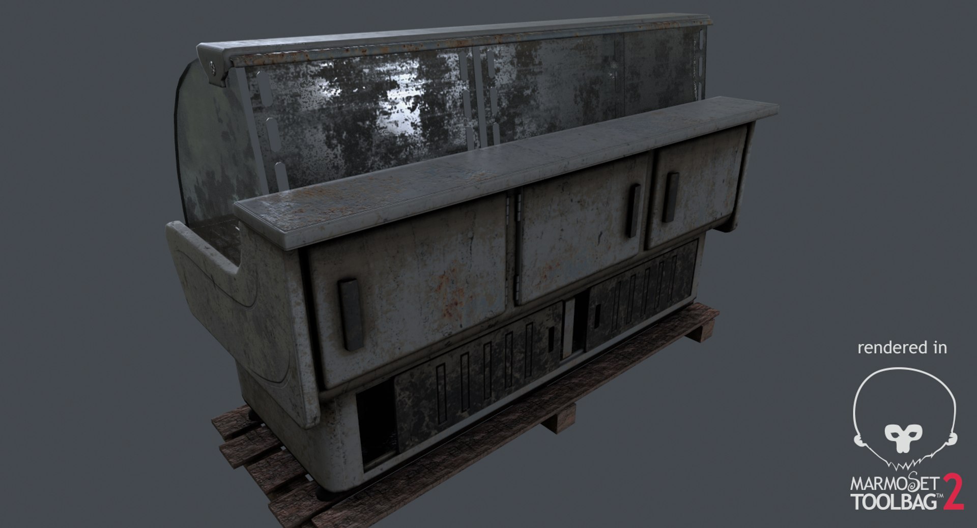 3D refrigeration showcase model - TurboSquid 1295806