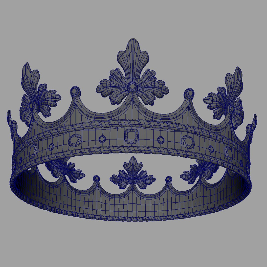 Golden Royal Crown Floral Max