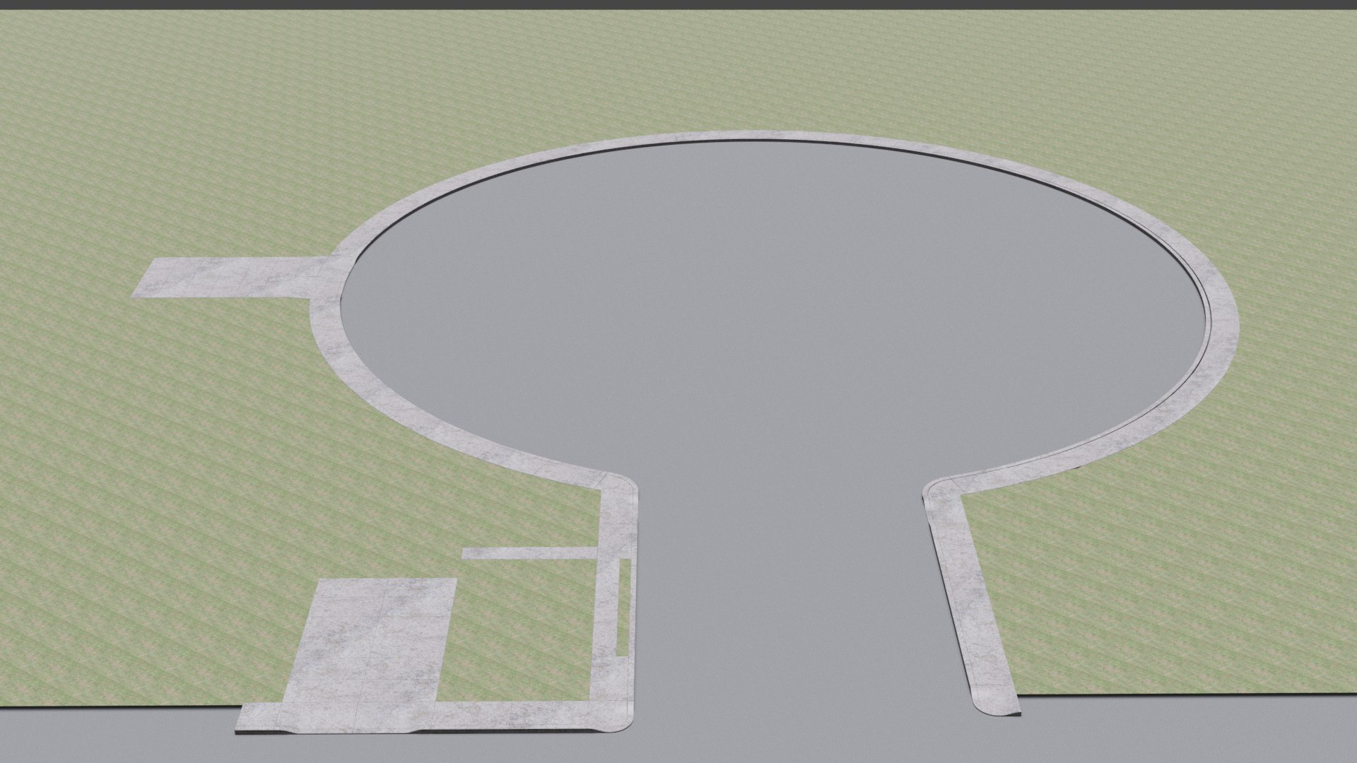 3D Curbs And Sidewalks Modular - TurboSquid 2011147