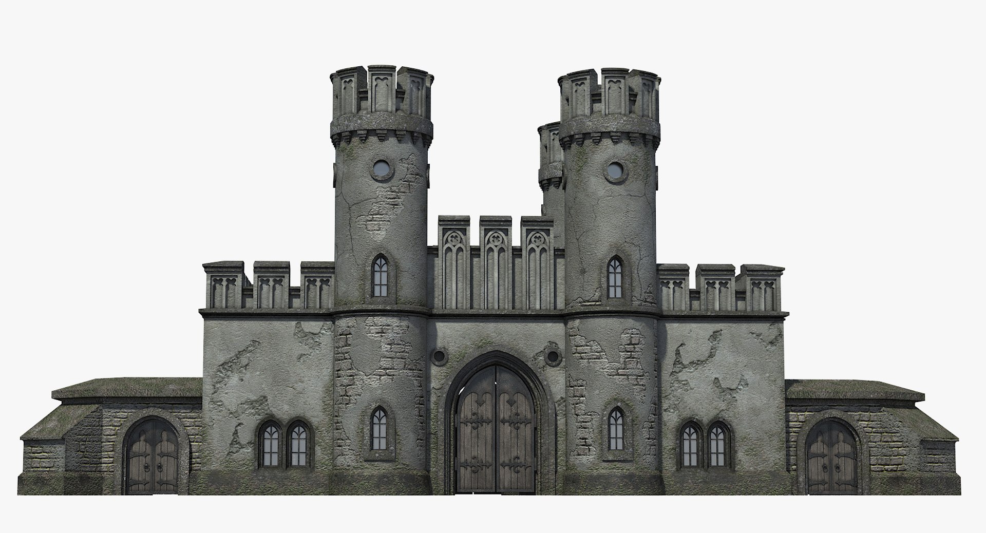 Town Gate 3d Model