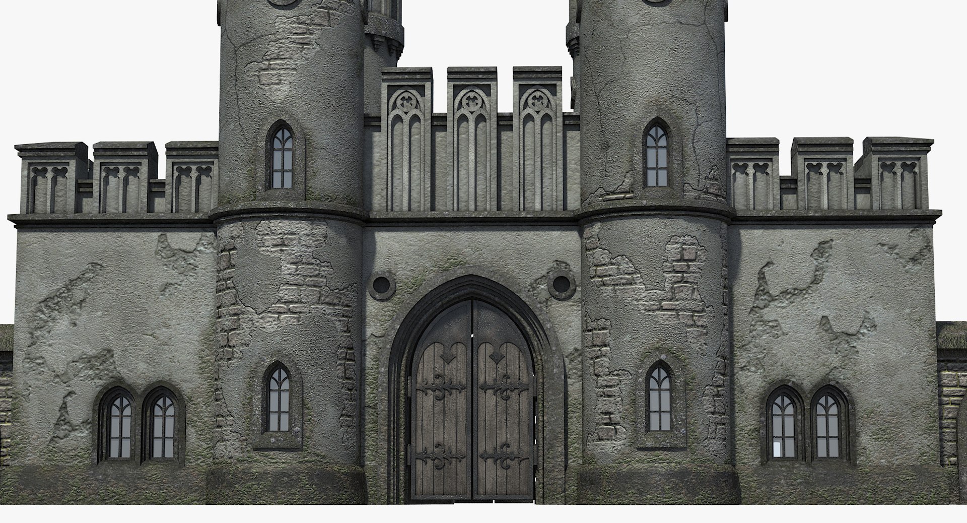 Town Gate 3d Model