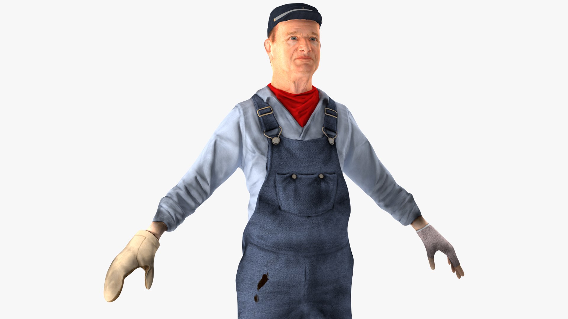3D Train Conductor Character Rigged Model - TurboSquid 2224696