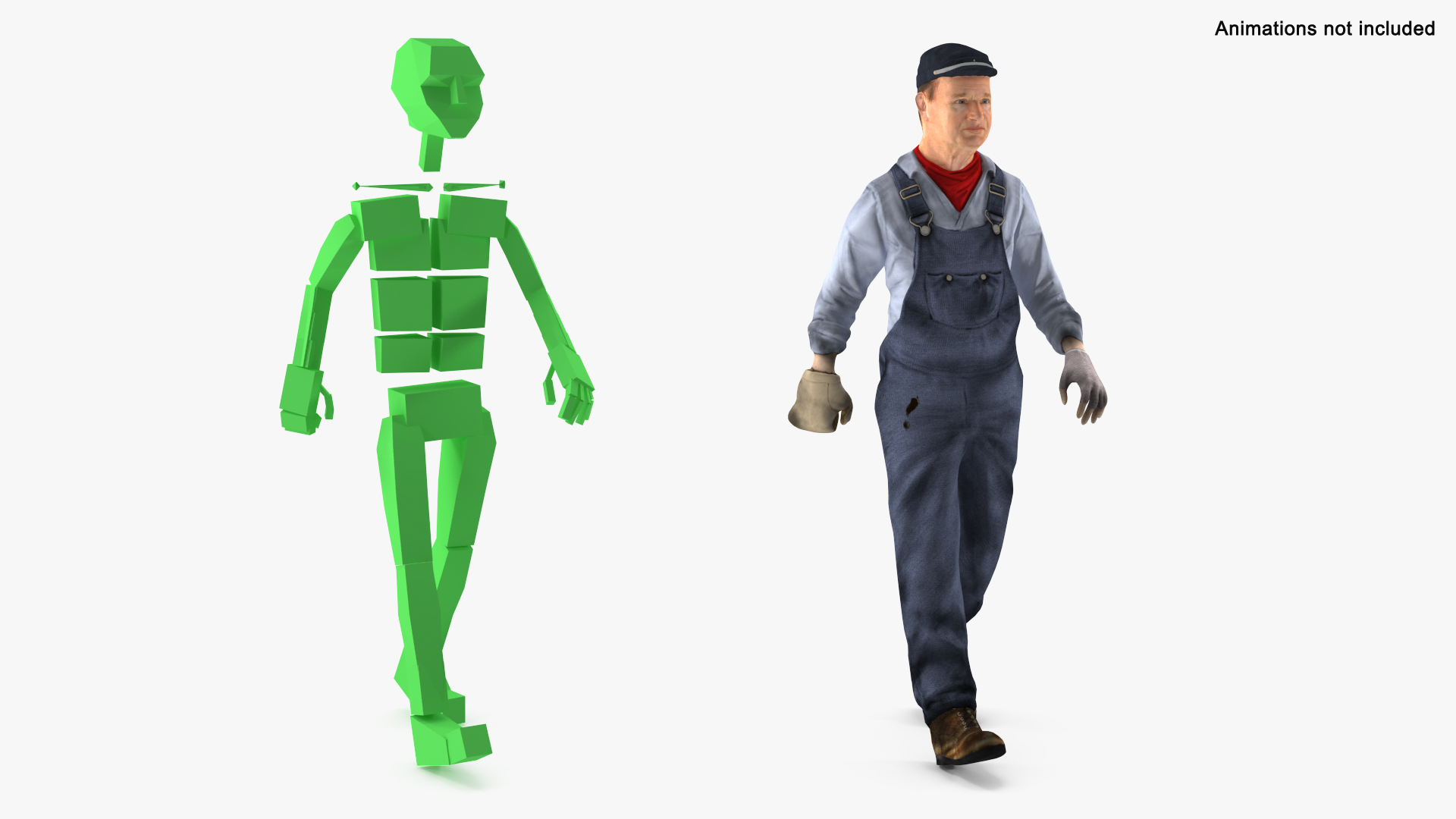 3D Train Conductor Character Rigged Model - TurboSquid 2224696