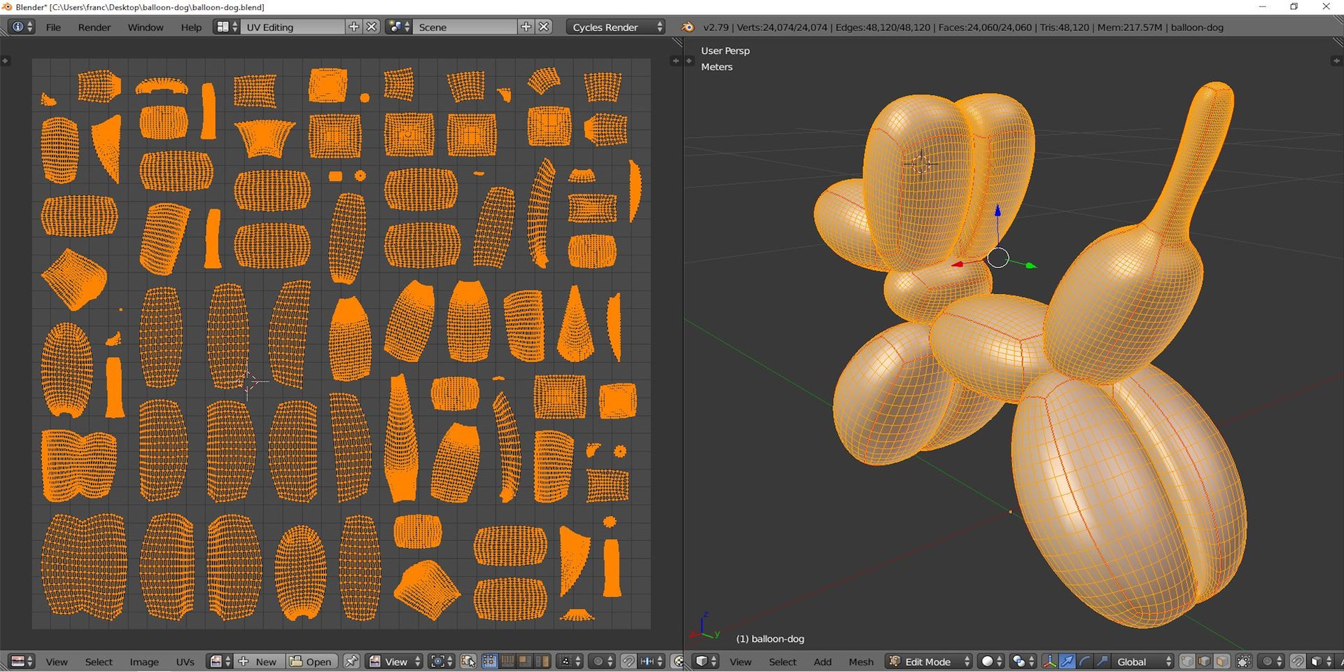 3D Balloon Dog Model - TurboSquid 1758406