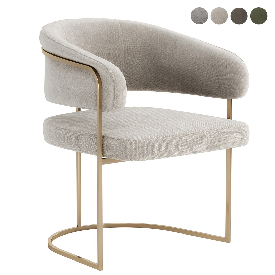 Clem Chair 3D - TurboSquid 2204956