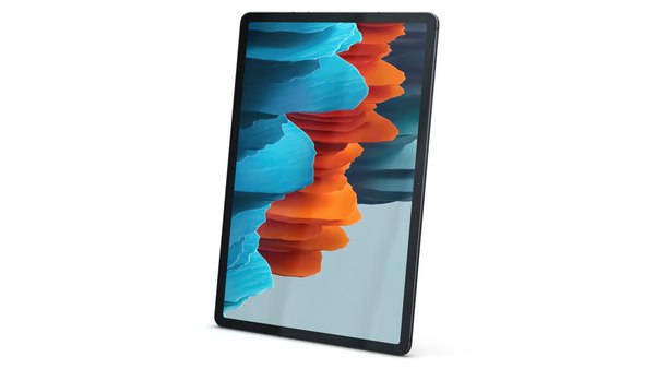 modelo 3d Samsung Galaxy Tab S7 Plus Mystic Black con lápiz ...