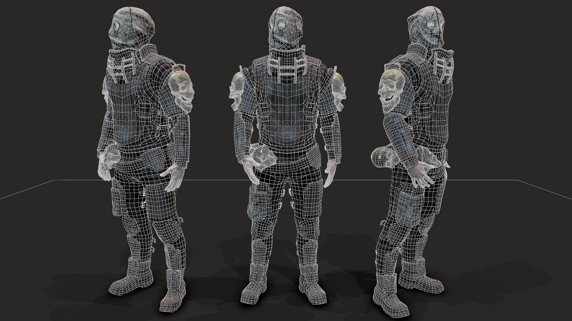 Wasteland Man 3D Model - TurboSquid 1879271