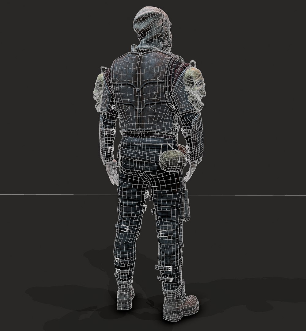 Wasteland Man 3D Model - TurboSquid 1879271