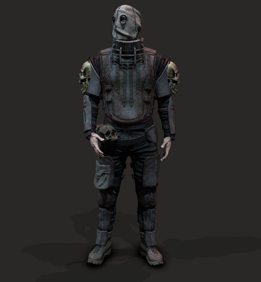 Wasteland Man 3D Model - TurboSquid 1879271