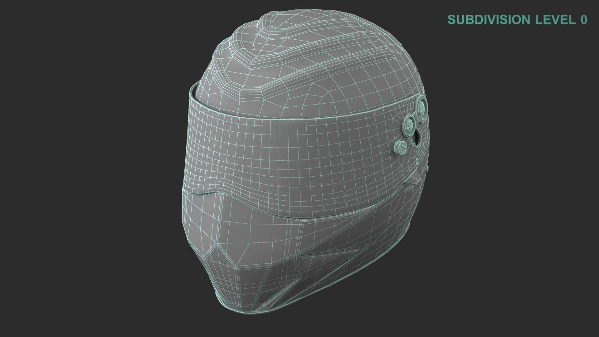 3D Racing Helmet Model - TurboSquid 2066007