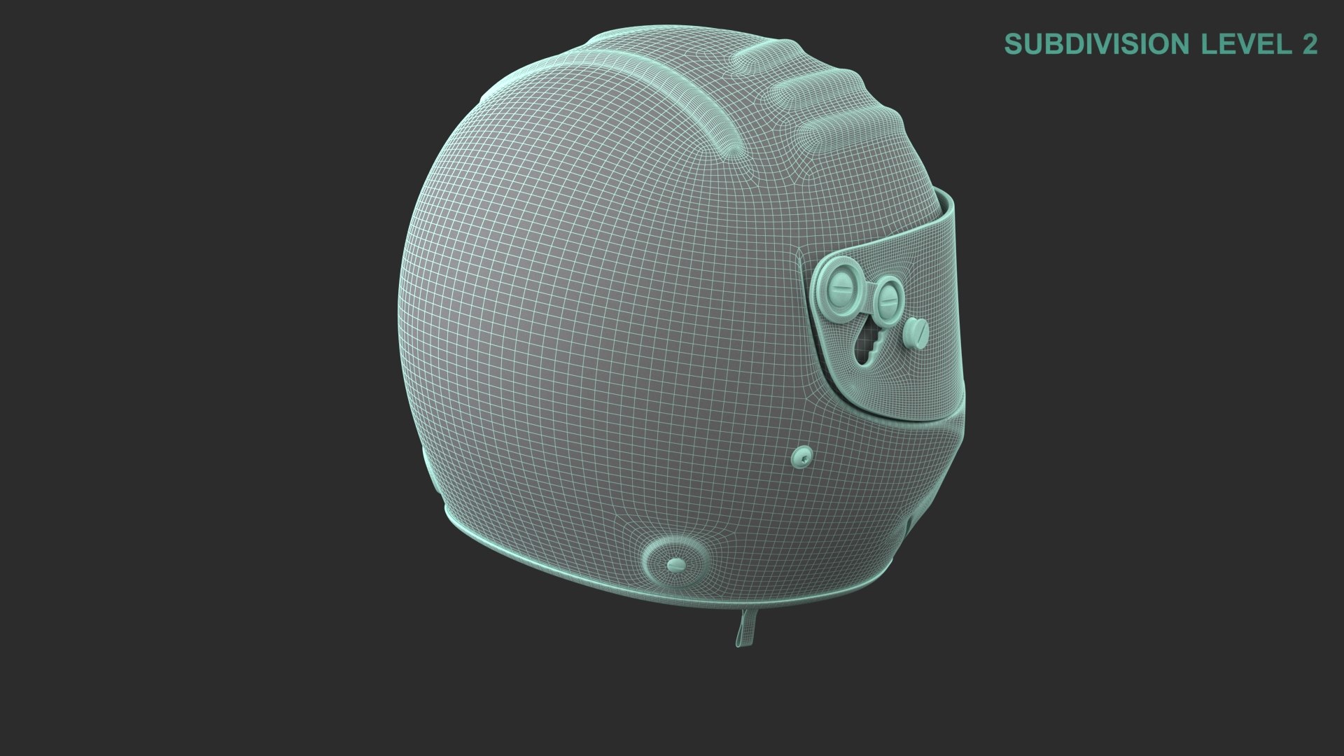 3D Racing Helmet Model - TurboSquid 2066007