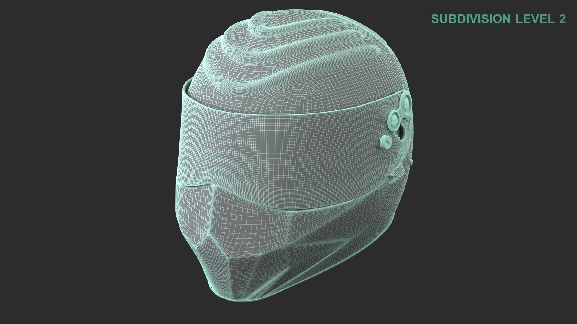 3D Racing Helmet Model - TurboSquid 2066007