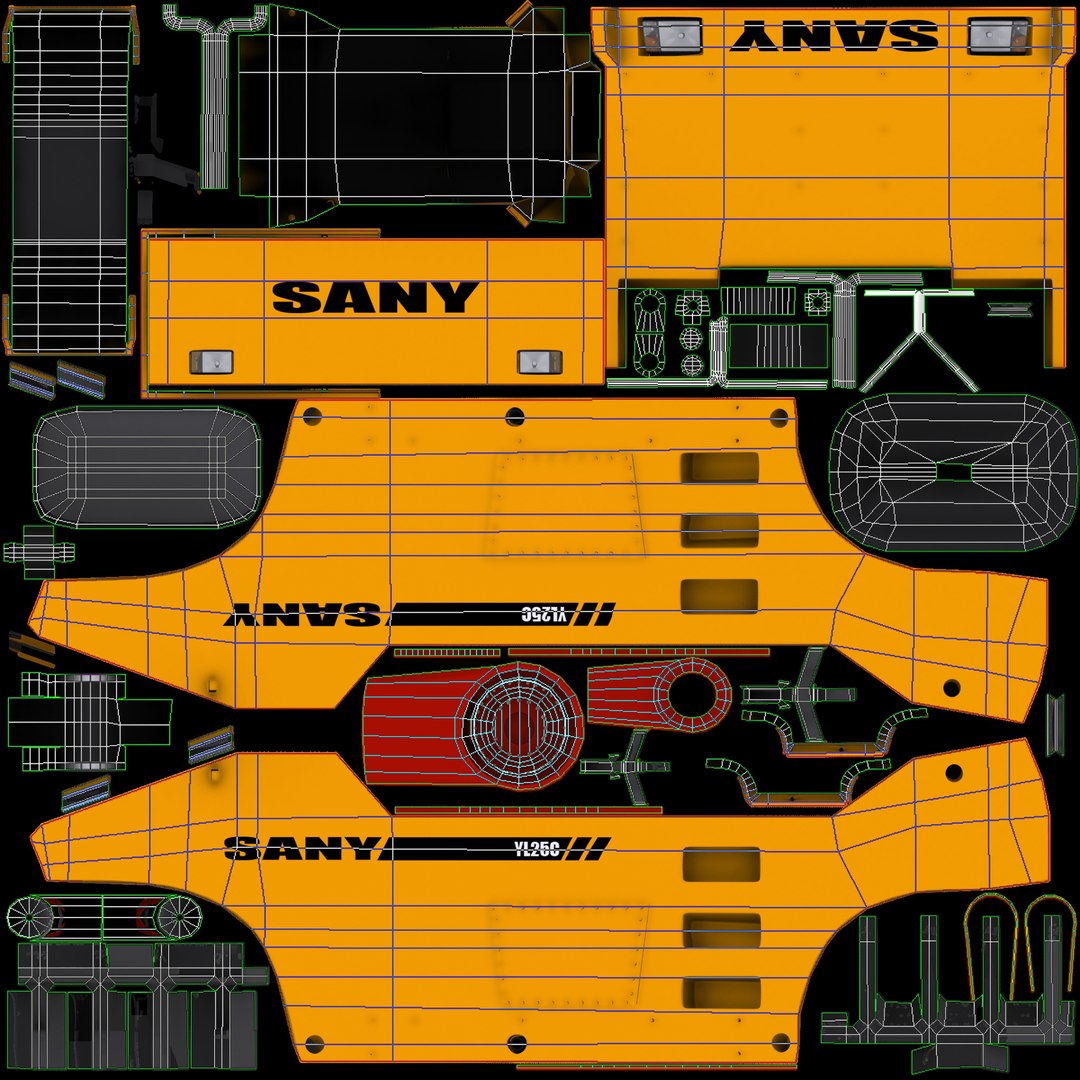 Sany Yl25c Lp 3d Model