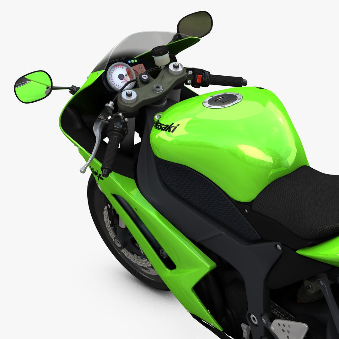 3d model of kawasaki ninja