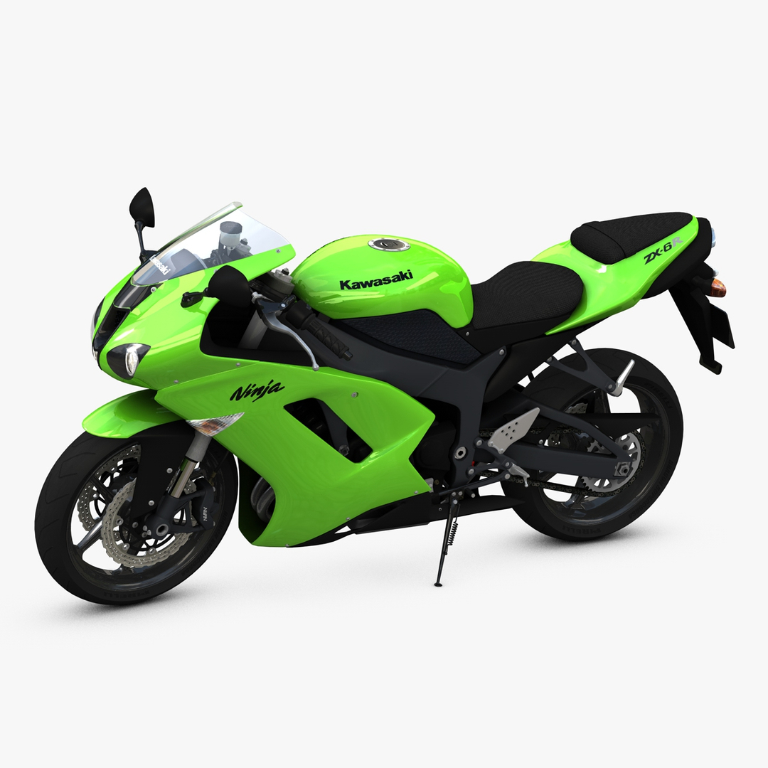 3d model of kawasaki ninja