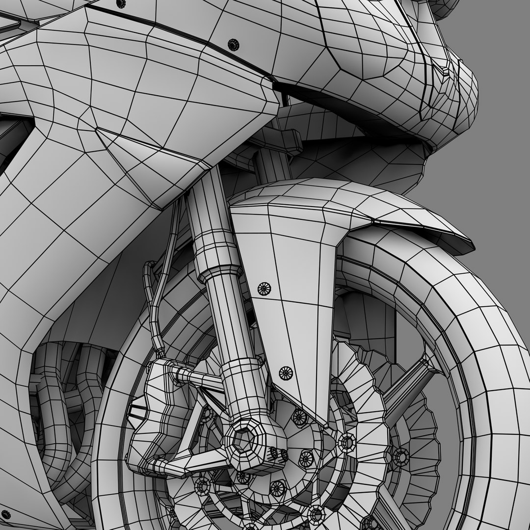 3d model of kawasaki ninja