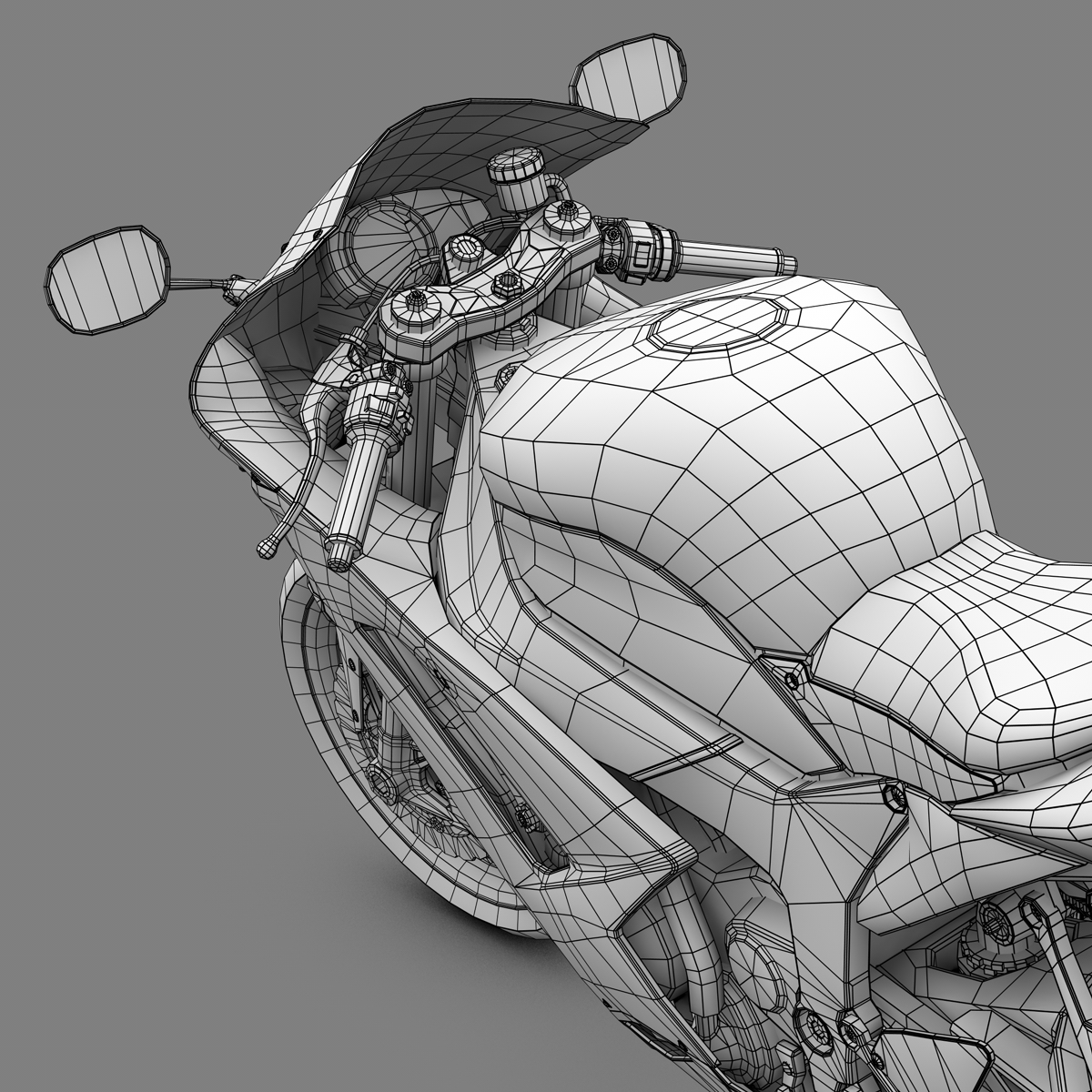 3d model of kawasaki ninja