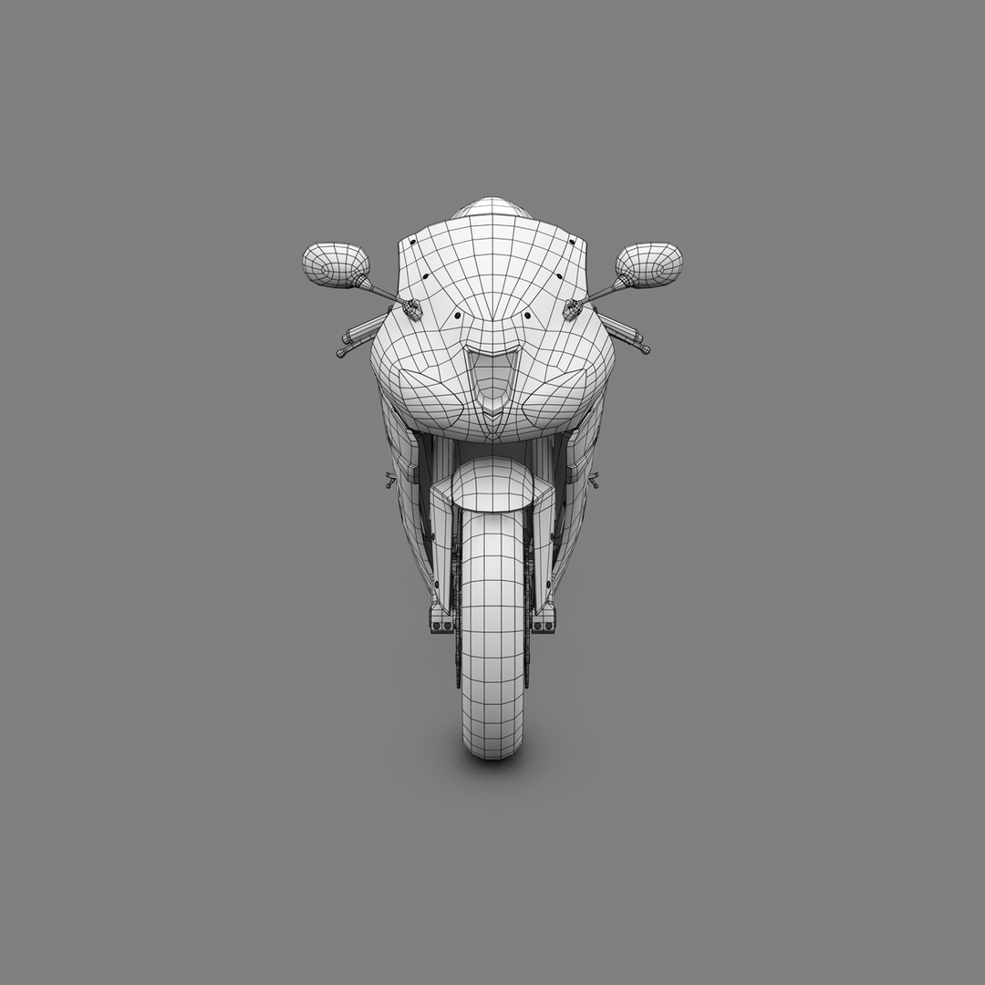 3d model of kawasaki ninja