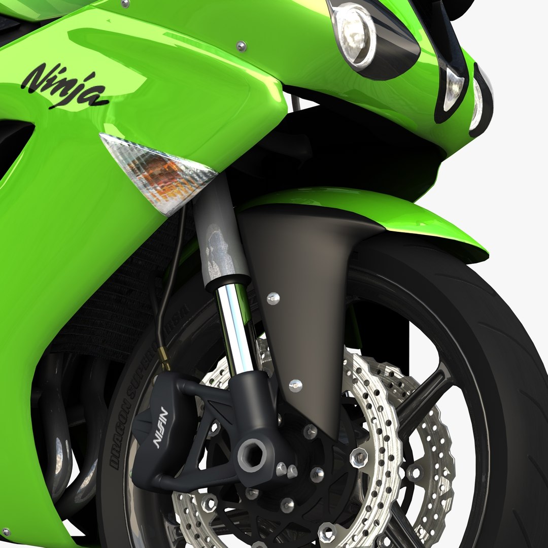 3d model of kawasaki ninja