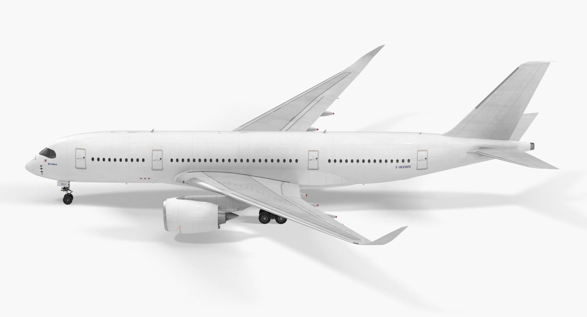 Airbus a350-800 generic 3D model | 1145933 | TurboSquid