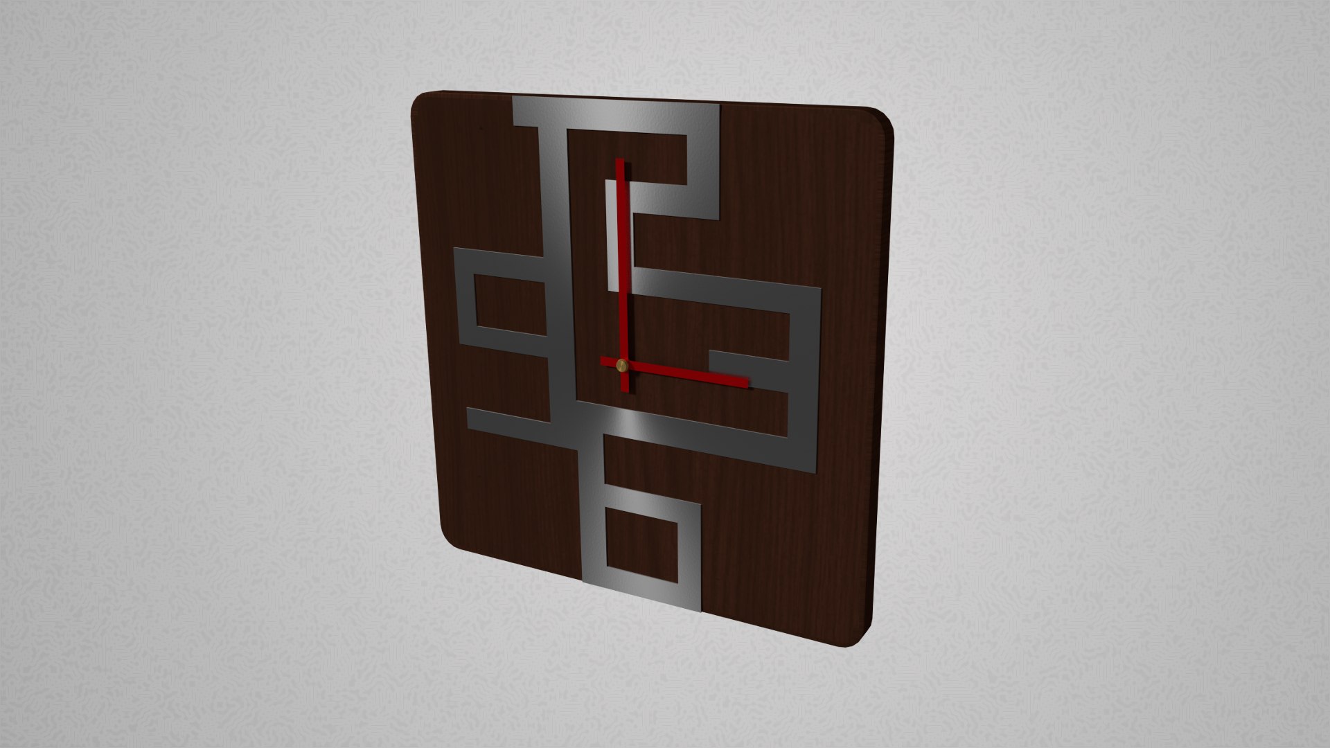 modern wall clock 3ds